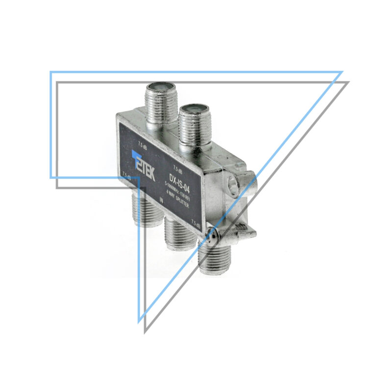 4-Way Indoor Splitter - T2tek , Accessories CATV industry, FTTH, Fiber, HFC
