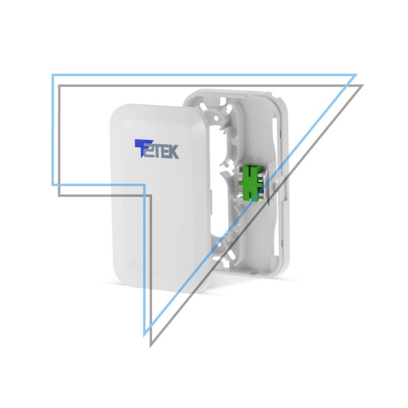 Fiber Rosette - T2tek , Accessories CATV industry, FTTH, Fiber, HFC